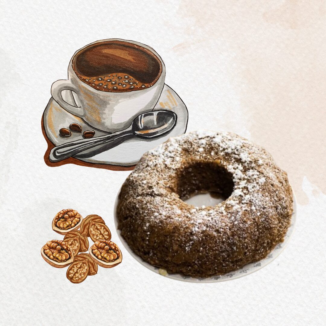 Coffee-Nuts Bundt Cake - Girls rule with caffeine