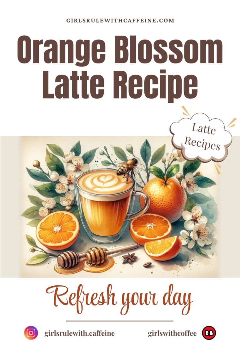 Sip Spring: The Easiest Orange Blossom Latte Recipe - Girls rule with ...